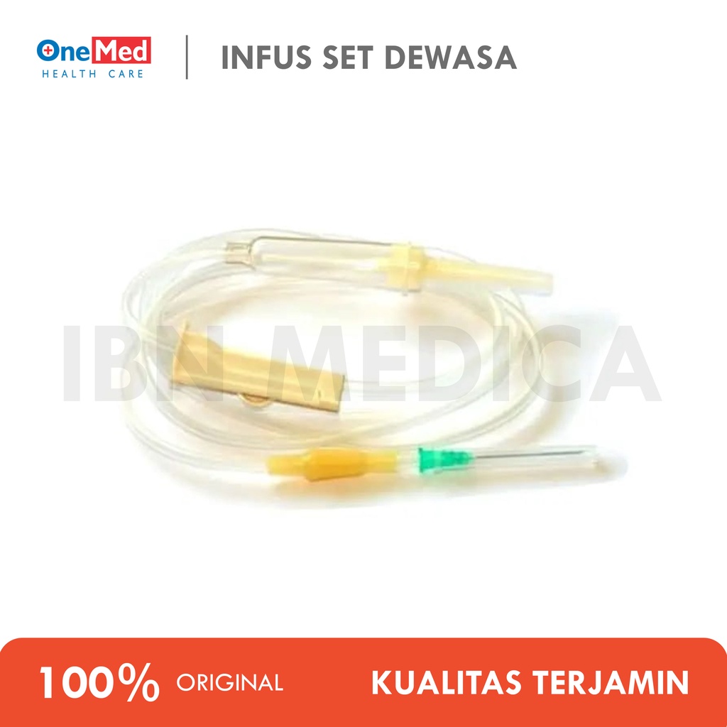 Jual Disposable Infusionn Set Dewasa Onemed / Infus Set Dewasa Onemed ...