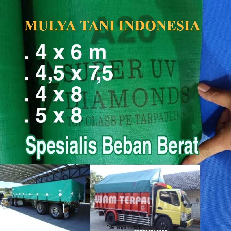 Jual Terpal custom persegi Diamond Super UV A20 A15 A12 tahan panas ...