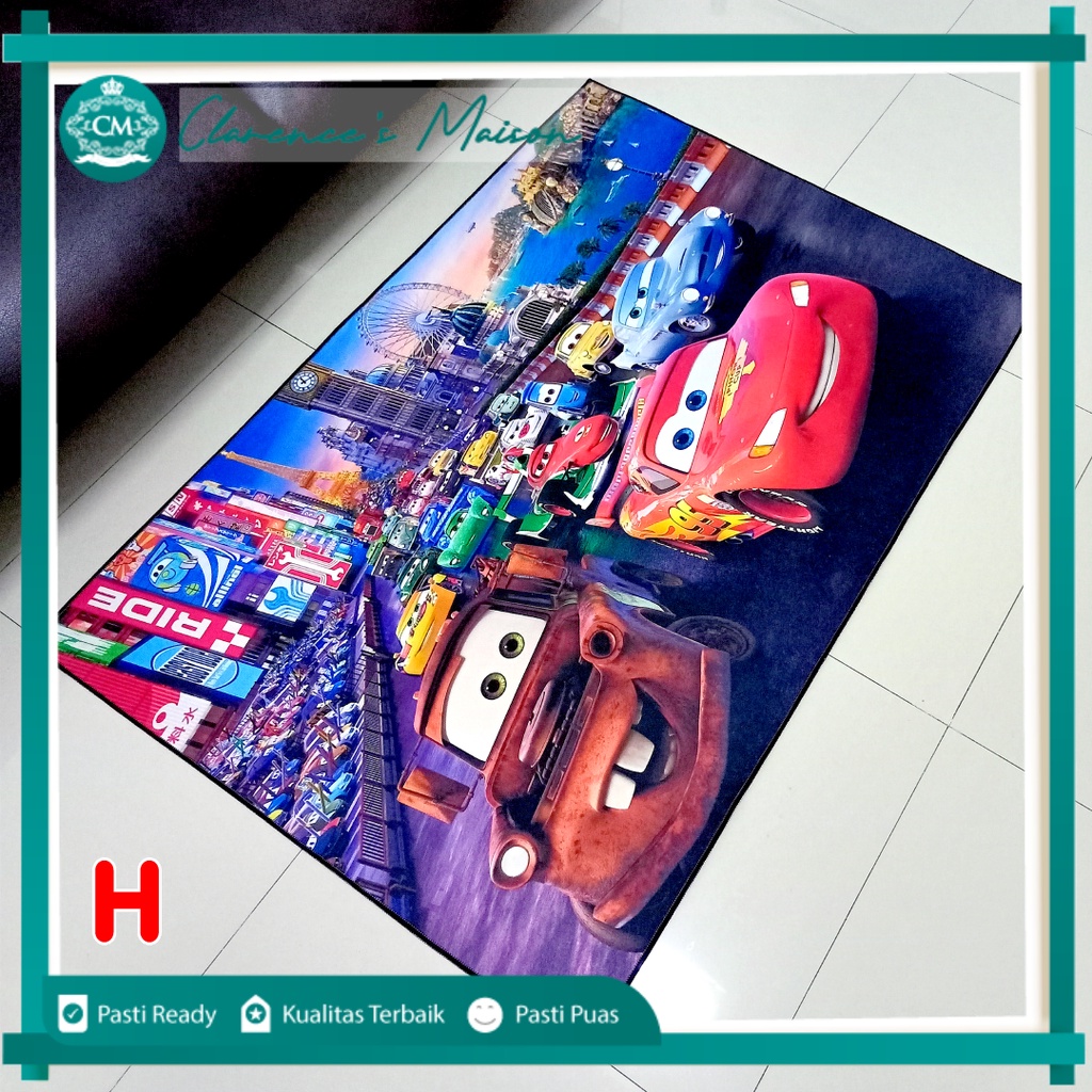 Jual Karpet Anak Karakter Kartun 90x140cm, Karpet Spiderman Anti Slip ...