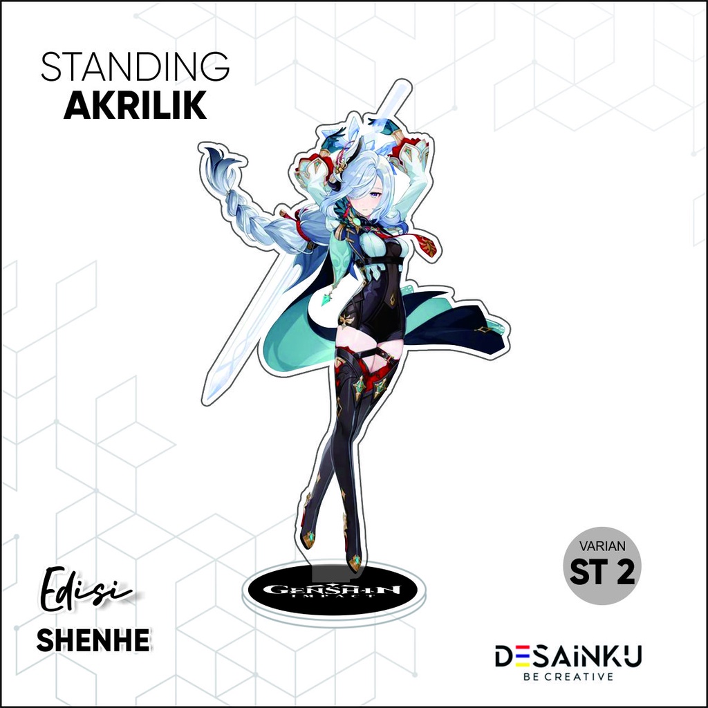 Jual STANDEE / STAND FIGURE AKRILIK GENSHIN IMPACT EDISI SHENHE ...