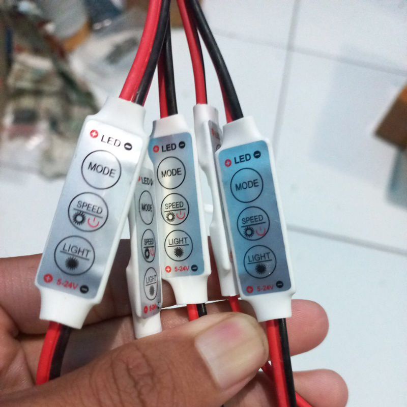 Jual Controller Led Strip Mini Single Color Modul Tombol Module Lampu ...