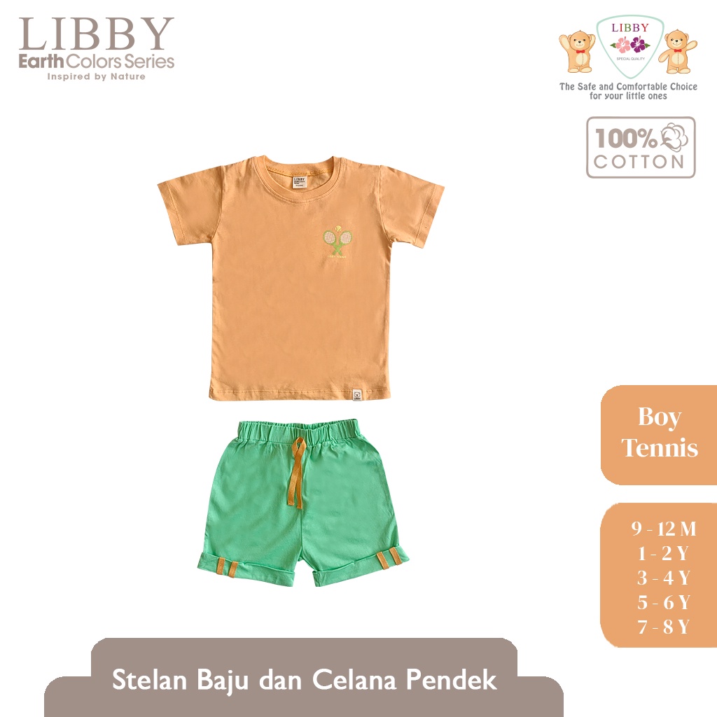 Jual LIBBY Earth Setelan Anak Niji Set Oblong Pendek-Celana Pendek Series BOY (1 STEL) | Shopee ...