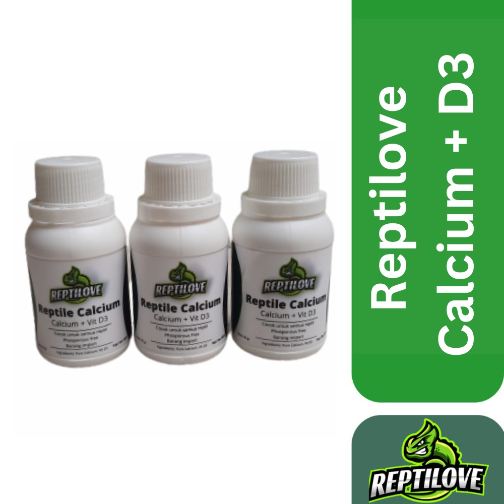 Jual [COD] Reptilove Calcium + Vitamin D 90 Grams|Multivitamin Reptil ...
