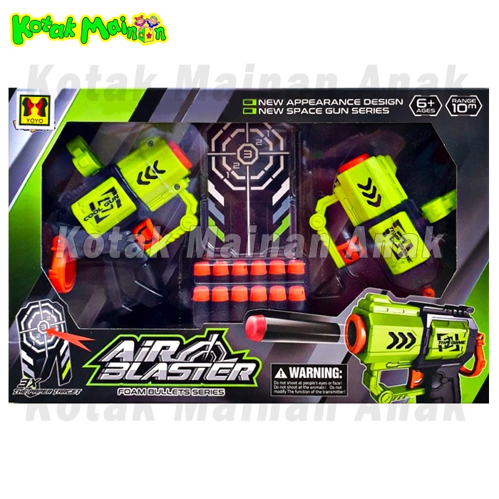 Jual Mainan Anak Pistol Nerf Blaster isi 2 Foam Busa Nerf Gun | Shopee ...