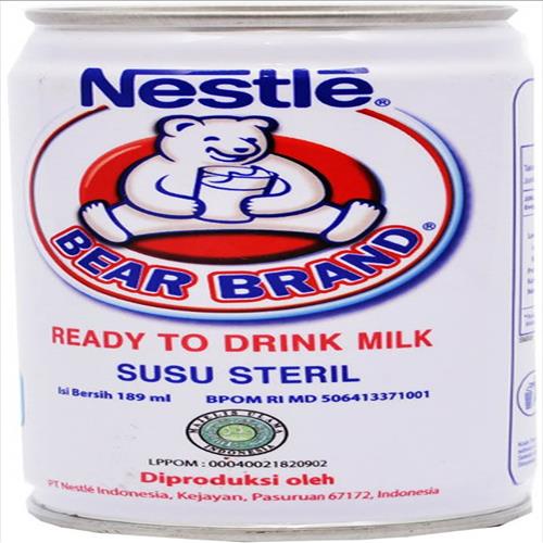 Jual S04382 SUSU CAIR BEAR BRAND 189GR TIN MAJU BERSAMA | Shopee Indonesia