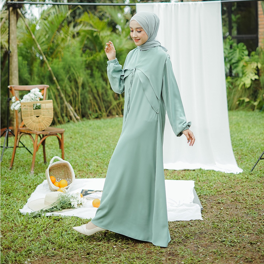 Jual Mimamim Gamis Muslim - Dress Afifah Rope (Sample Sale) | Shopee ...