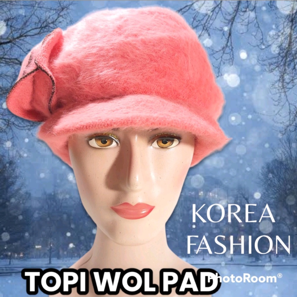 Jual BEANIES Topi Wol Musim Semi Musim Dingin Winter Wanita Warna ...