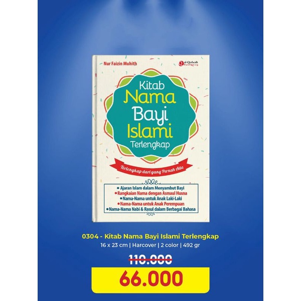Jual Kitab Nama Bayi Islam Terlengkap | Shopee Indonesia