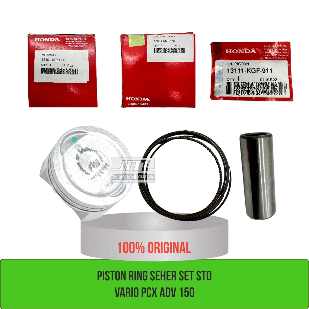 Jual Piston ring seher STD pcx 150 adv 13101-K36-T00 13101-K97-P00 13011-K97-305 13011-K59-A70 ...