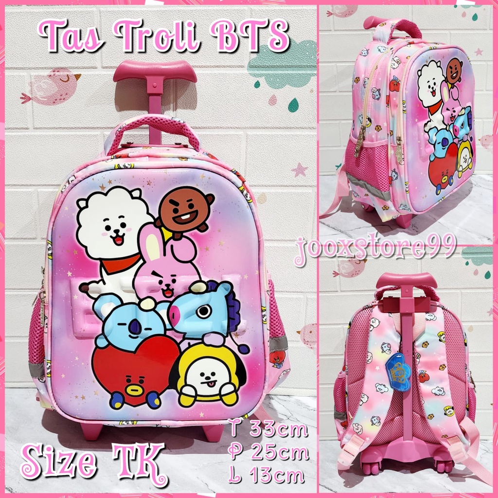 Jual Tas Sekolah Troli Anak SD dan TK Tas Trolley Dorong Anak Sekolah ...