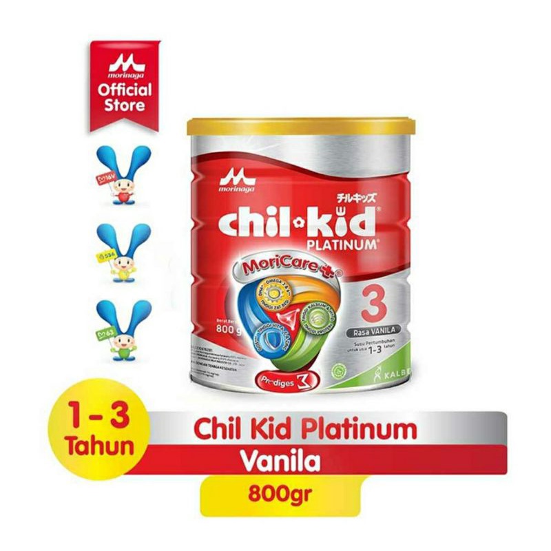 Jual Morinaga Chil Kid Platinum 800gram untuk 1-3 tahun | Shopee Indonesia