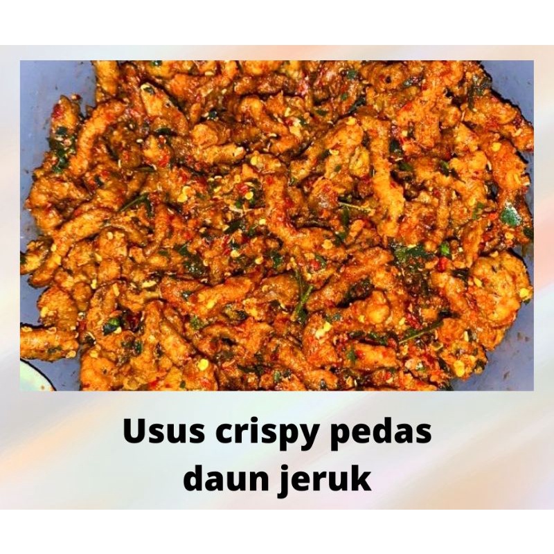 Jual GROSIR 1KG USUS CRISPY PEDAS DAUN JERUK / ORIGINAL | Shopee Indonesia