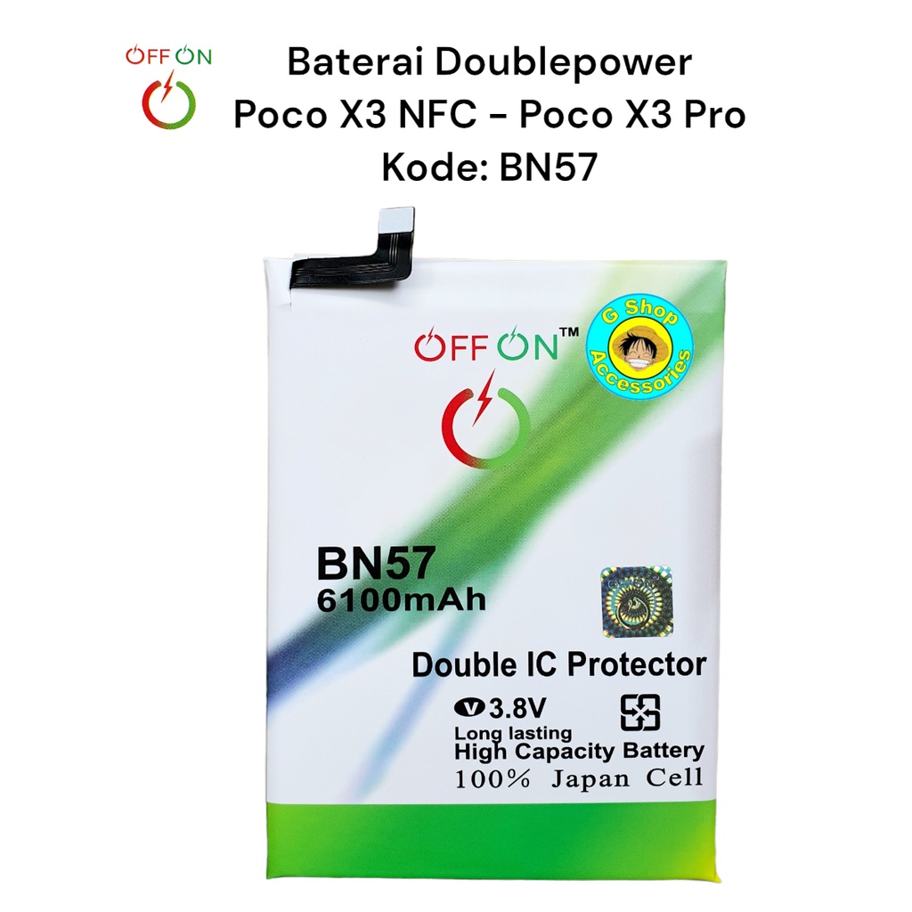 Jual Baterai Batre Doublepower Poco X3 NFC Poco X3 Pro BN57 Battery ...