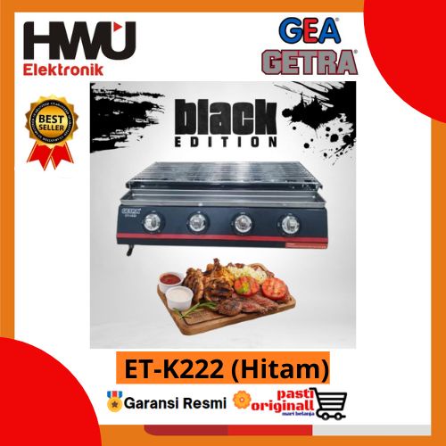 Jual GEA ETK222 Griller 4 Burner BBQ ET-K222 ( HITAM / BLACK ) | Shopee Indonesia