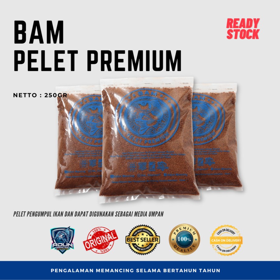 Jual BAM Pelet Premium 250gram | BAM Serbuk Pandan | BAM Pisang Susu ...