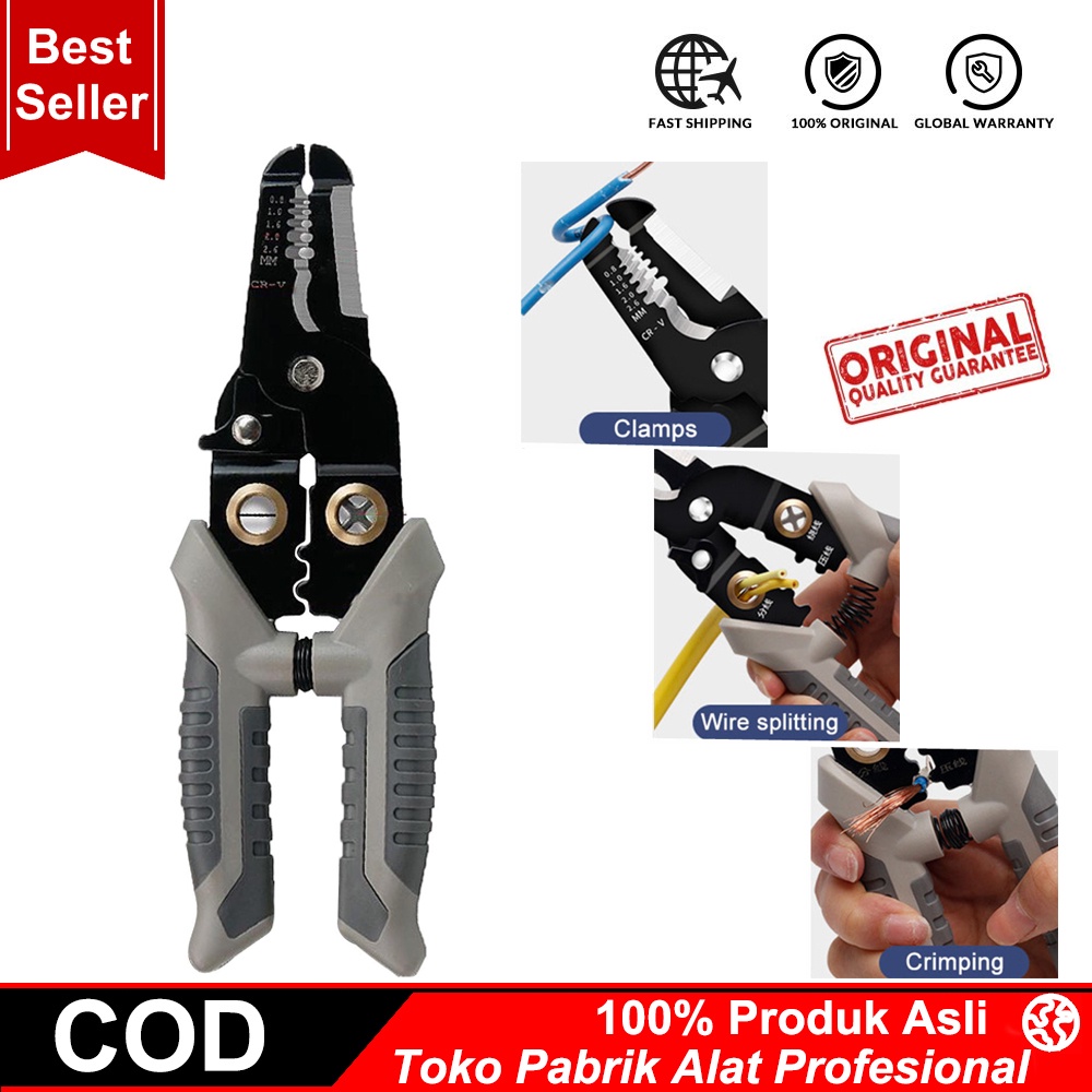 Jual Tang Tukang Listrik Multifungsi Alat Tang Crimping Listrik ...