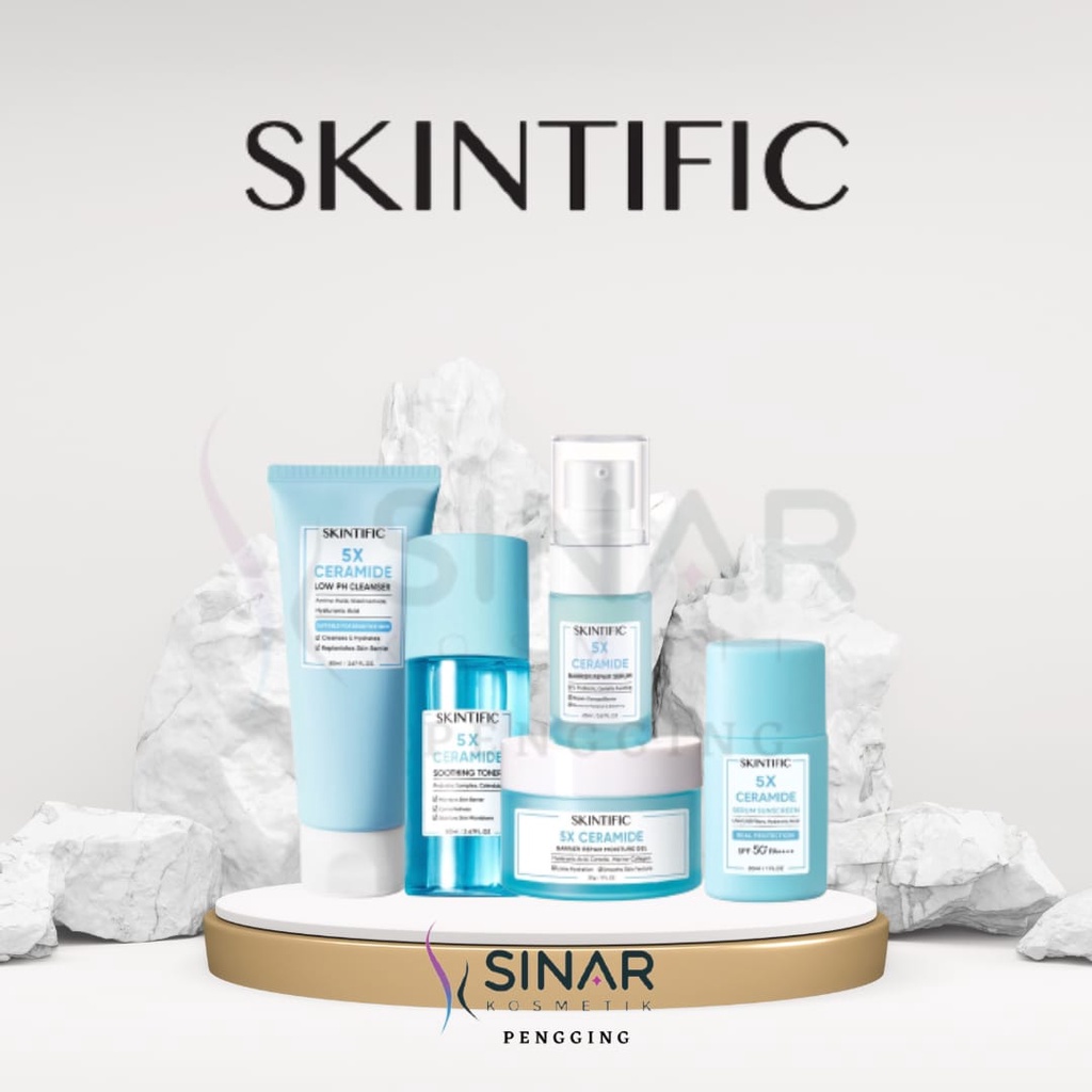 Jual Skintific - 5X Ceramide Barrier - Salycilic Acid - Mugwort Clay ...