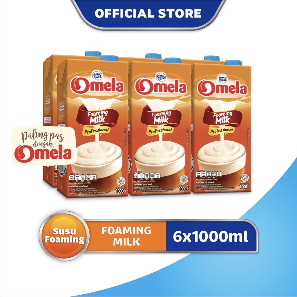 Jual Frisian Flag Omela Foaming 1000ml x6 | Shopee Indonesia