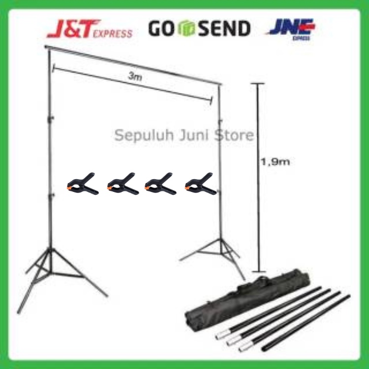 Jual STAND BACKGROUND PORTABLE | Shopee Indonesia