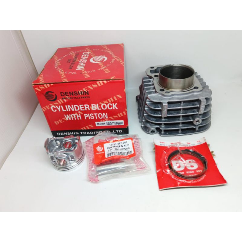 Jual Revo 110 Fi Injeksi Cylinder Block Blok Assy Set Komplit Revo 110 ...