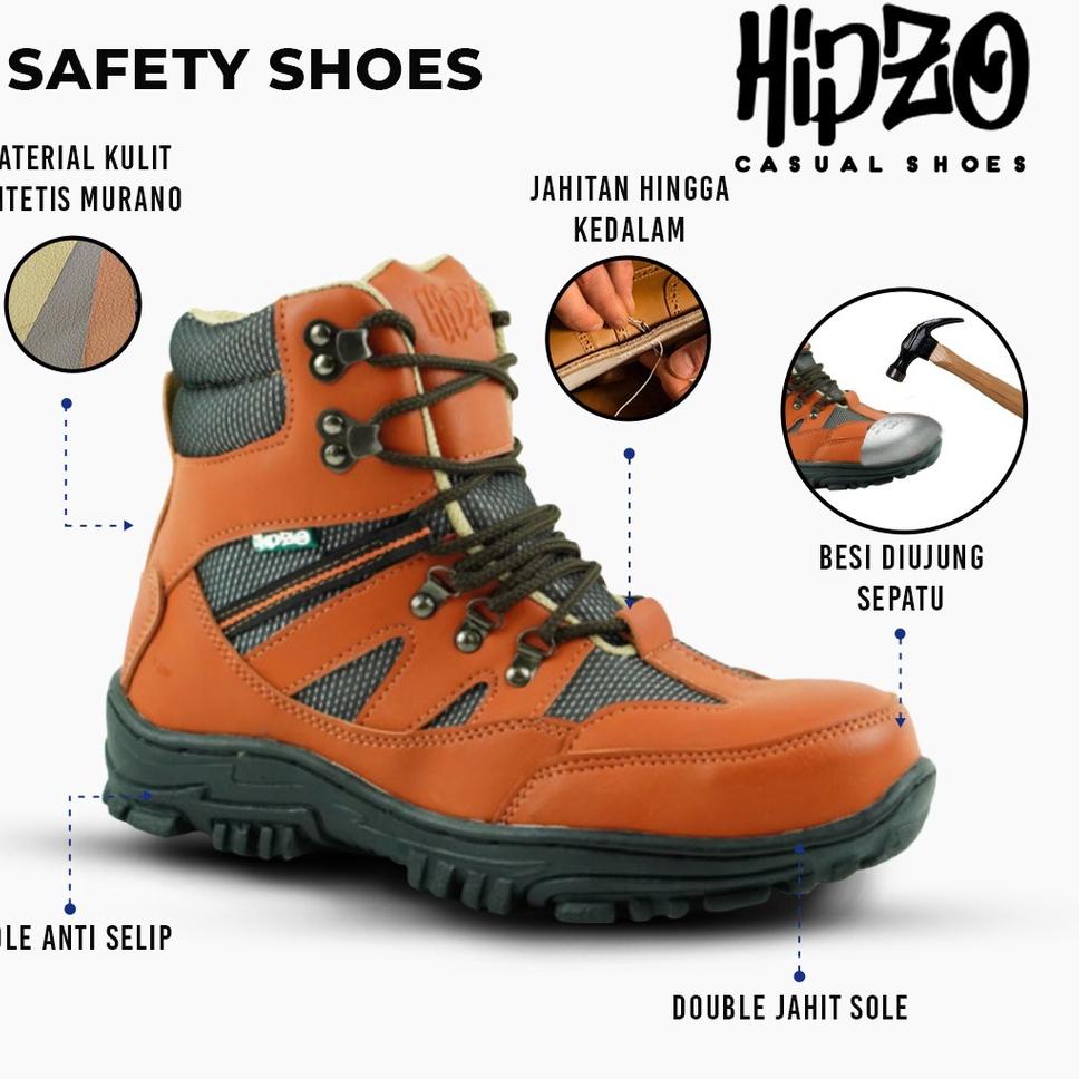 Jual HARGA BERSAHABAT Sepatu safety Hipzo M-050 Septatu boots kerja ...
