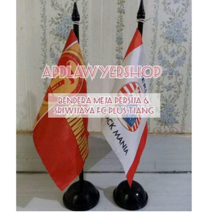 Jual Bendera Meja Club Bola Liga INDONESIA club apa saja ada Plus Tiang ...