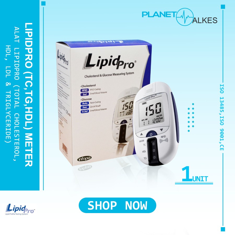 Jual Alat Lipid Pro - Alat Cek Cholesterol / Triglyceride / HDL / LDL ...
