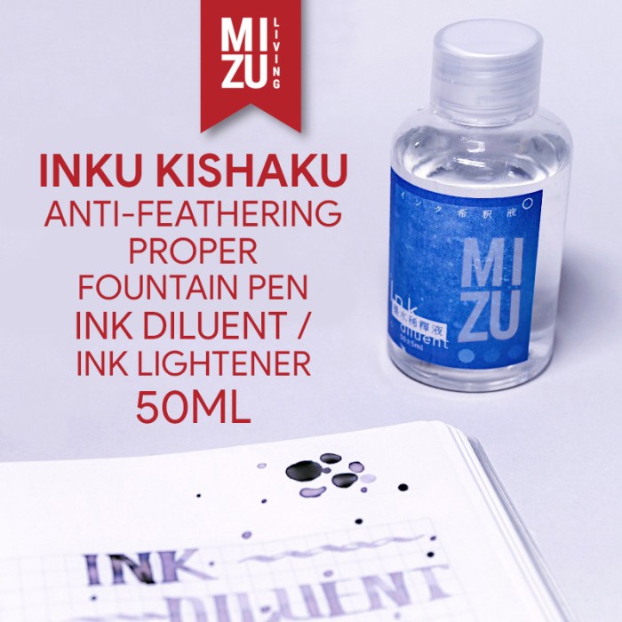 Jual BISA COD MIZU INKU KISHAKU Pengencer Tinta Fountain Pen Ink ...