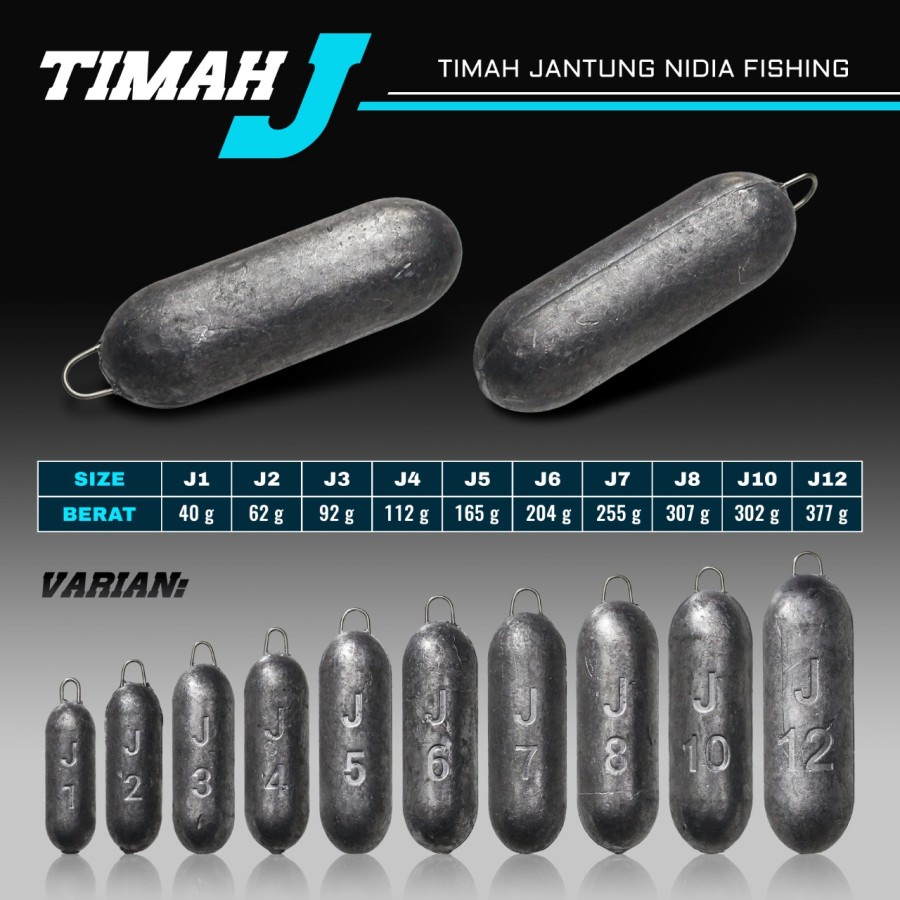 Jual Timah pancing Bandul Pancing Timah Mancing Laut - Timah Pemberat ...
