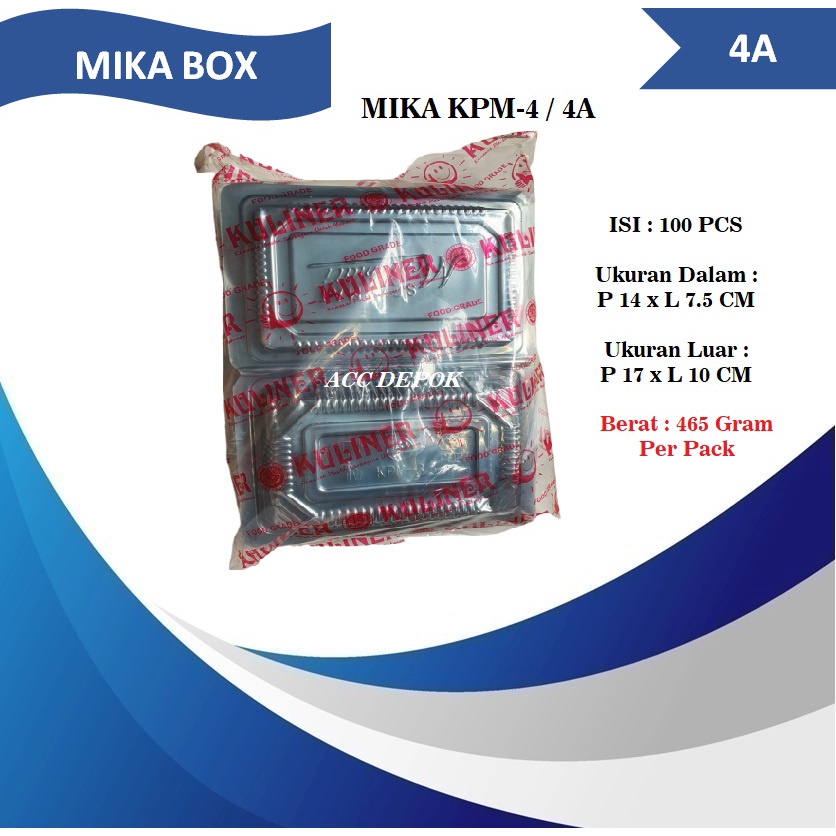 Jual 100pcs Mika Gx4 Gosyen untuk tempat risol makanan kue kering Mika ...