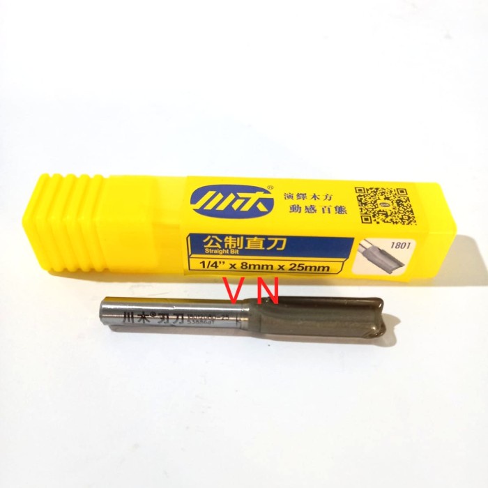 Jual Mata Profil/Router lurus 8 mm/Straight Bit Chuan Mu | Shopee Indonesia