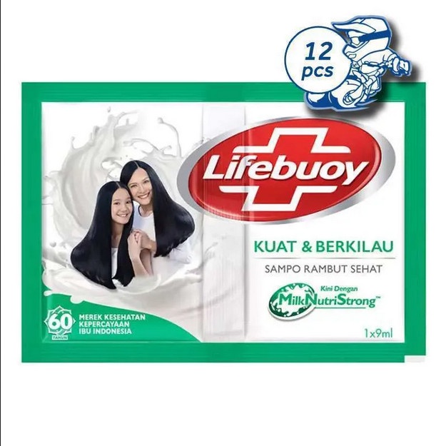 Jual Lifebuoy Green Strong & Shiny Shampoo (9ml x 12pcs) | Shopee Indonesia