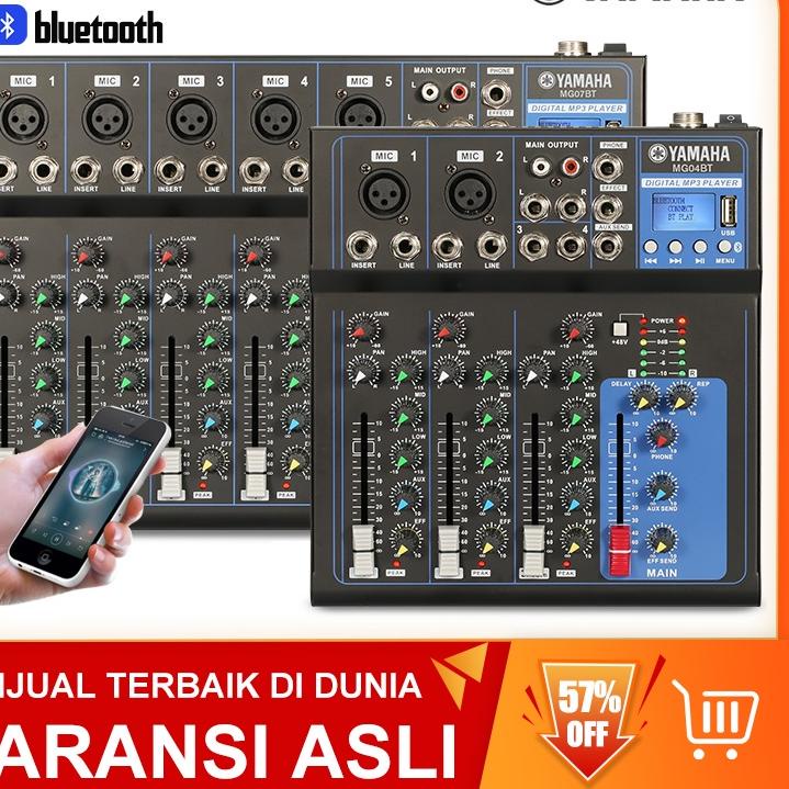Jual WAT530 Mixer YAMAHA MG07BT/MG04BT 7/4-channel DJ MIXER mendukung peralatan audio pemutaran ...
