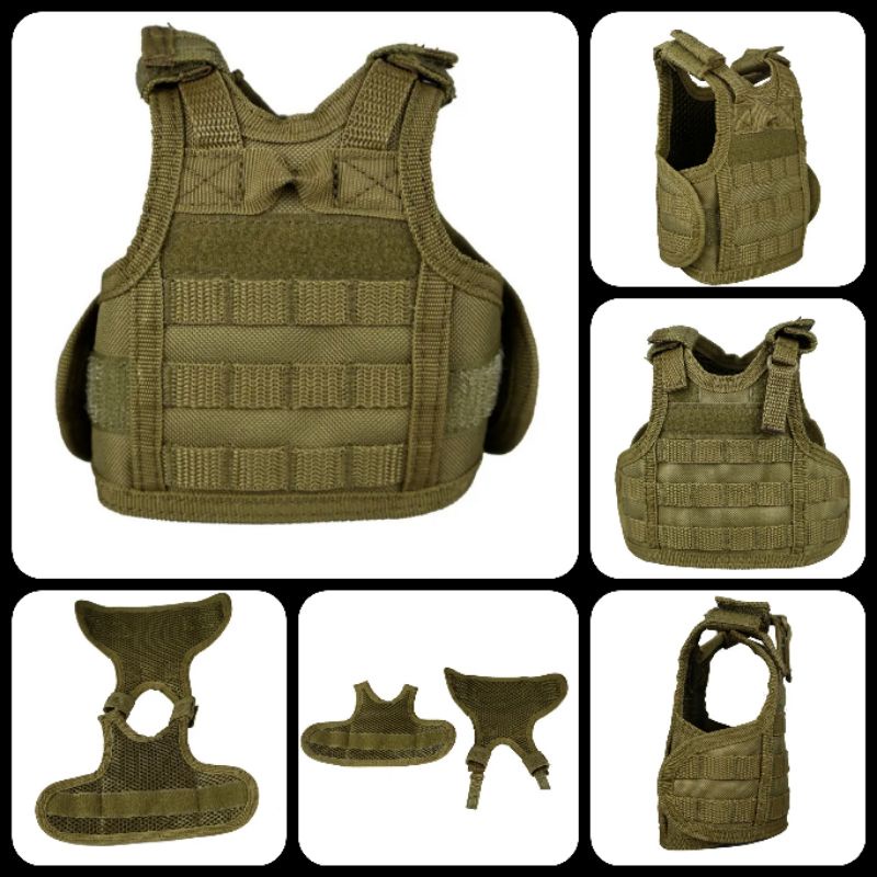 Jual Multipurpose Mini Tactical Vest Miniatur/ Rompi Vest Taktis ...