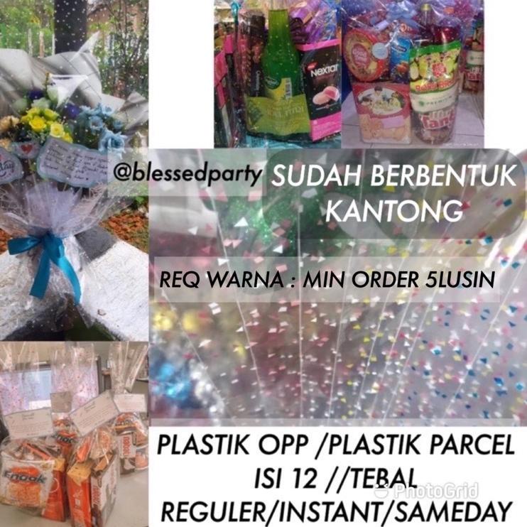 Jual Id4a4Zo ISI 12 PLASTIK OPP /BINGKISAN BOUQUET PARSEL HAMPERS ULANG ...