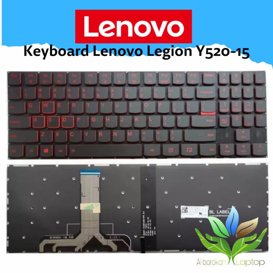 Jual Keyboard Lenovo Legion Y520-15ikb Y520 15ikba Y520-15ikbn Y720 ...