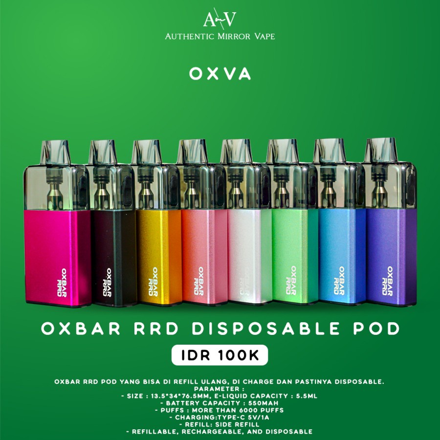 Jual Oxva Oxbar RRD Pod by Oxva 100% Authentic - PS | Shopee Indonesia