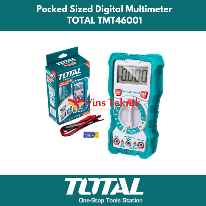 Jual Listrik Total Tmt46001 Digital Multimeter Multi Tester Pocked ...