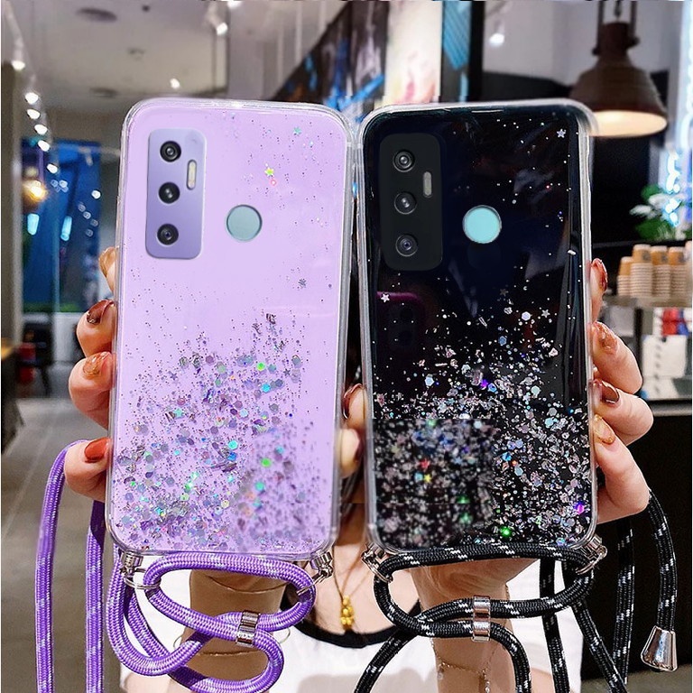 Jual CASE GLITER + TALI ( INFINIX HOT 11 ) SILIKON HP TERLARIS 2023 ...