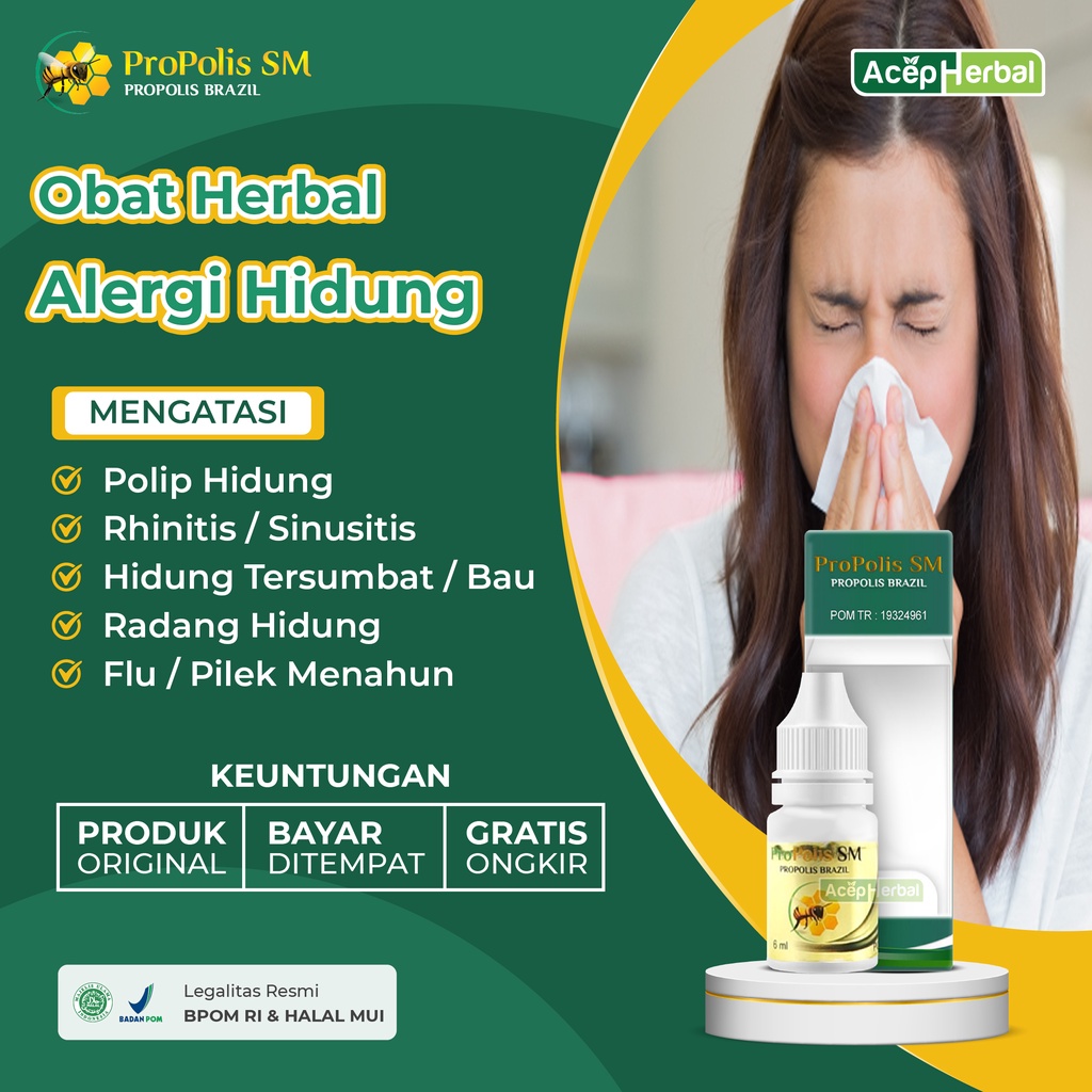 Jual Obat Alergi Gatal Hidung Tersumbat Flu Pilek Menahun Anosmia ...