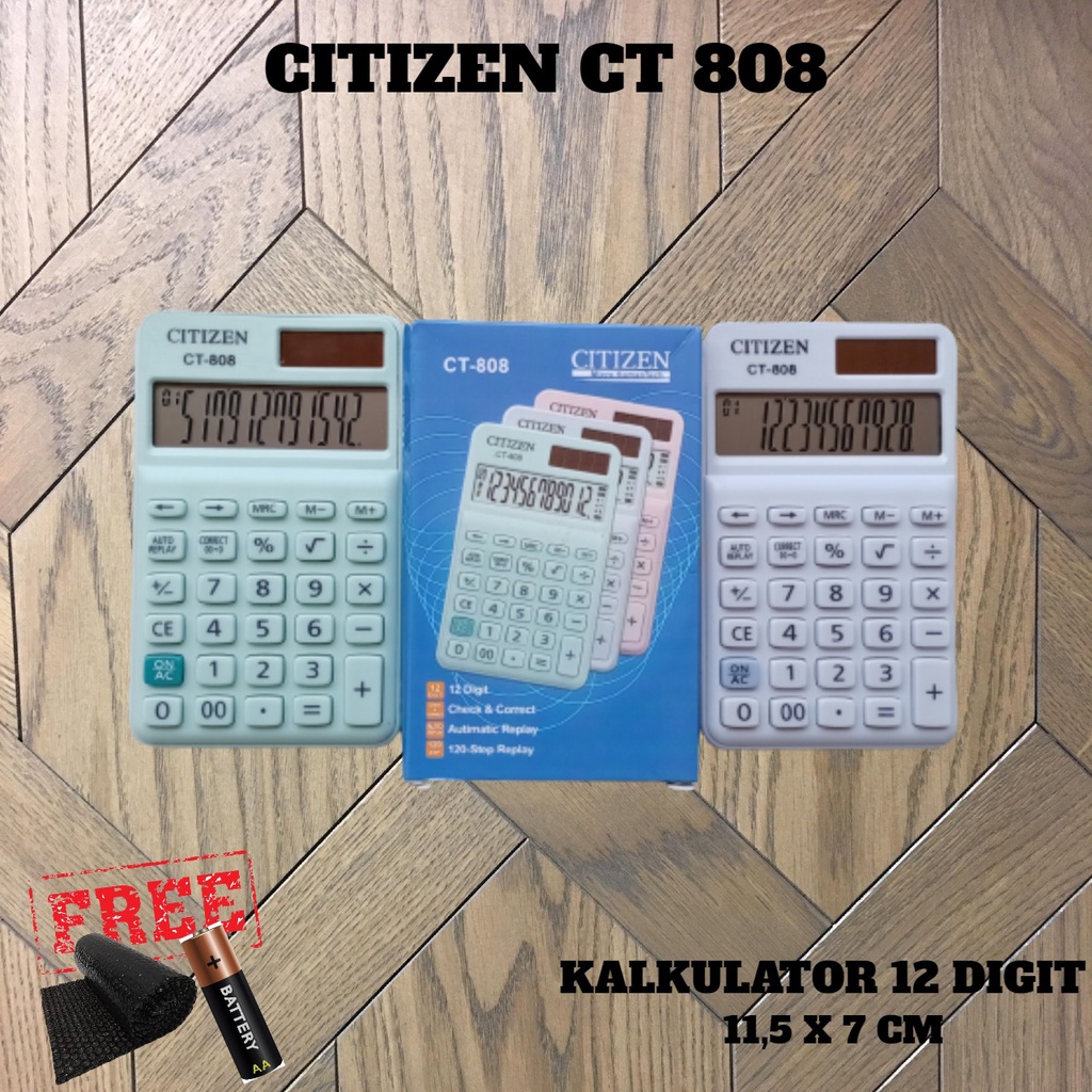 Jual Kalkulator Kecil Minimalis Saku Sekolah Dagang Pabrik Warna Warni ...