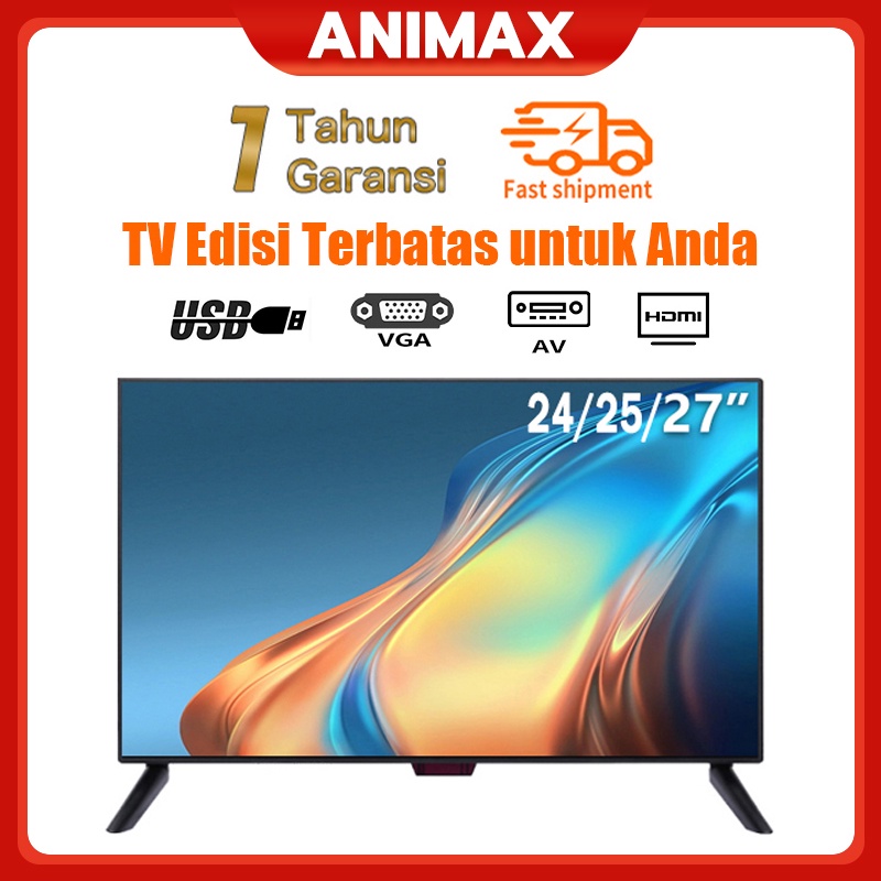 Jual ANIMAX TV LED 24/25/27 inch Digital tv FHD Garansi 1 tahun Jaminan ...
