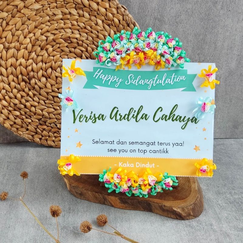 Jual PAPAN BUNGA MINI READY STOCK / GIFT WISUDA / KADO WISUDA / HADIAH ...