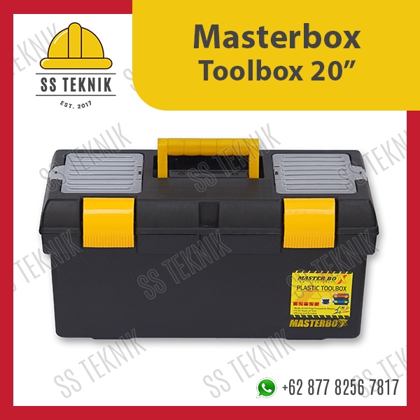 Jual Tool Box Kotak Perkakas Plastik JSW - 20 Inch (Single Deck ...