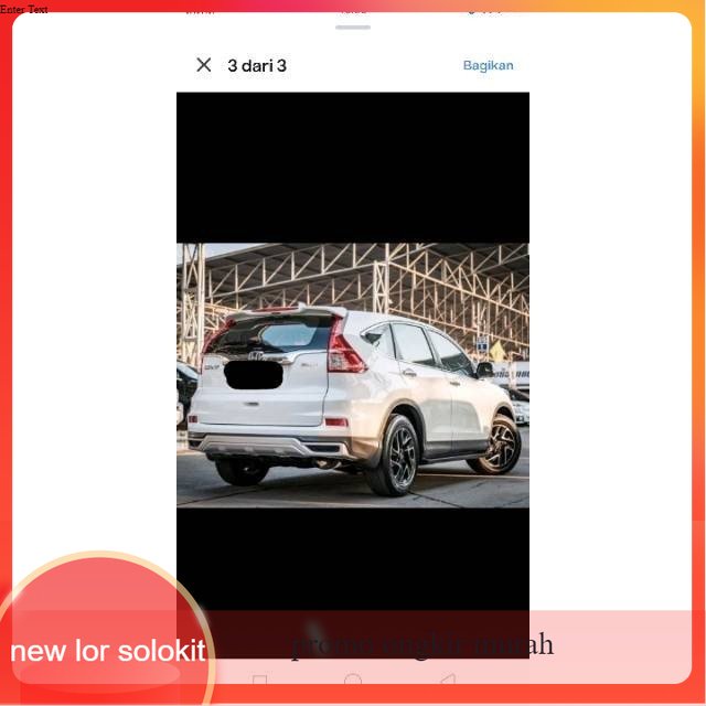 Jual Mobil Bodykit Crv 2016 kuat-tebal-lentur body kit GRADE-A we ...