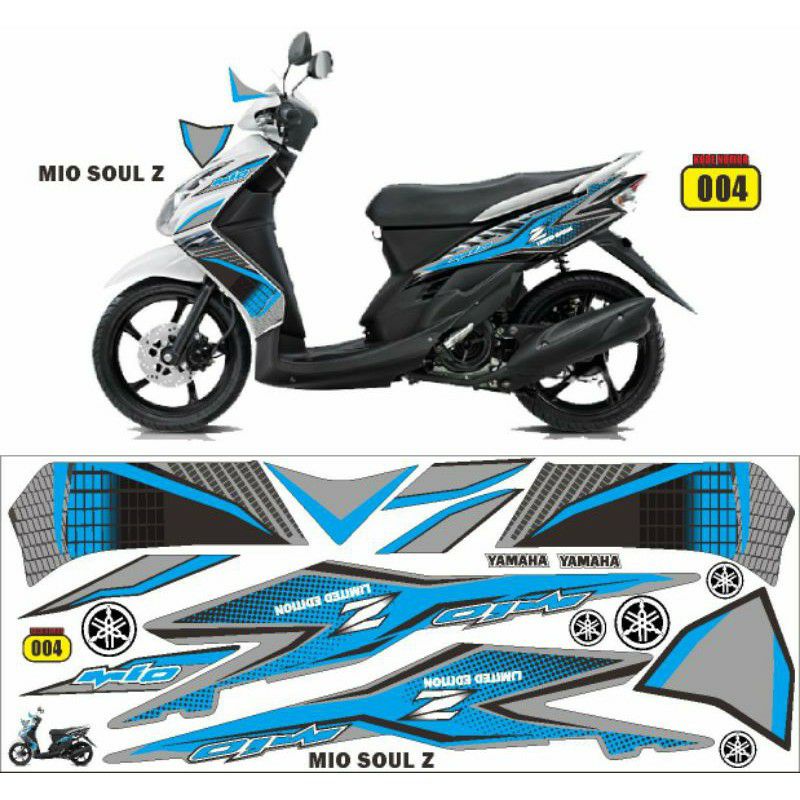 Jual STIKER STRIPING MIO SOUL KARBU STICKER MIO SOUL LAMA MIO SOUL OLD ...