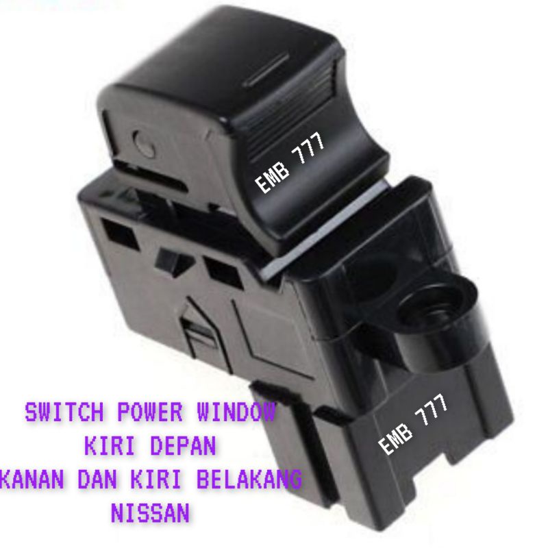 Jual SAKLAR SWITCH POWER WINDOW KIRI NISSAN MARCH K12 | Shopee Indonesia