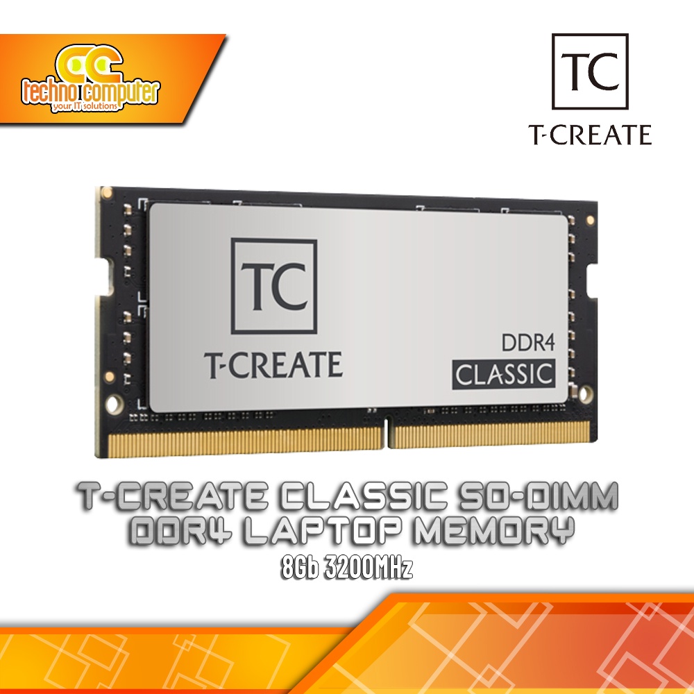 Jual RAM TEAM T-CREATE CLASSIC SODIMM DDR4 8GB (1x8GB) Single 3200MHz ...