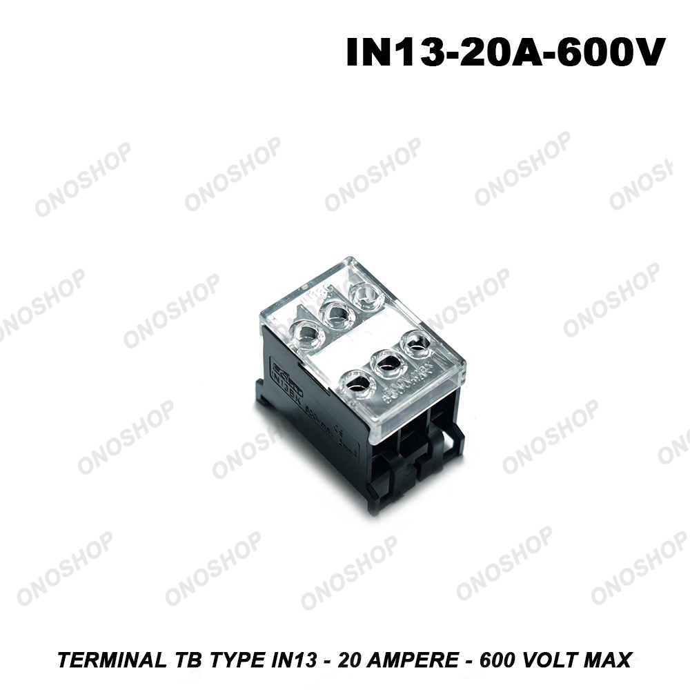 Jual Terminal TB Type IN13 - 20 Ampere - 600 Volt Max | Shopee Indonesia