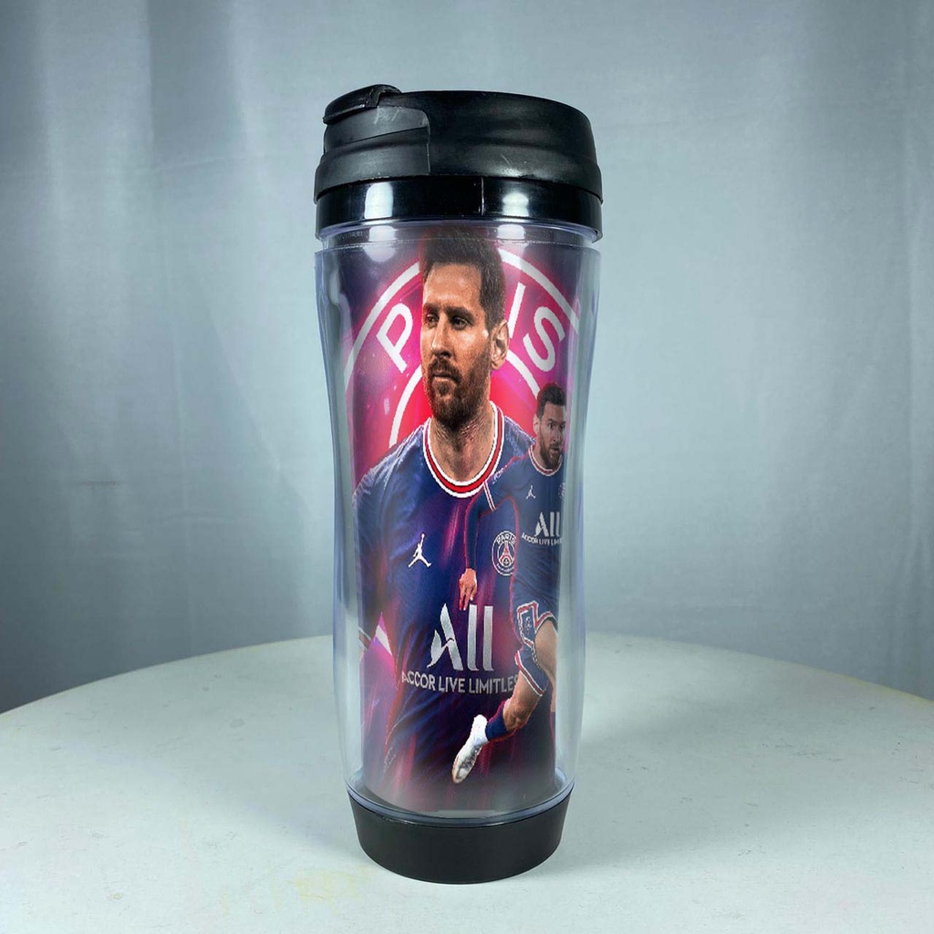 Jual Tumbler Lionel Messi PSG Paris Klub Fans Pemain Bola Botol Minum ...